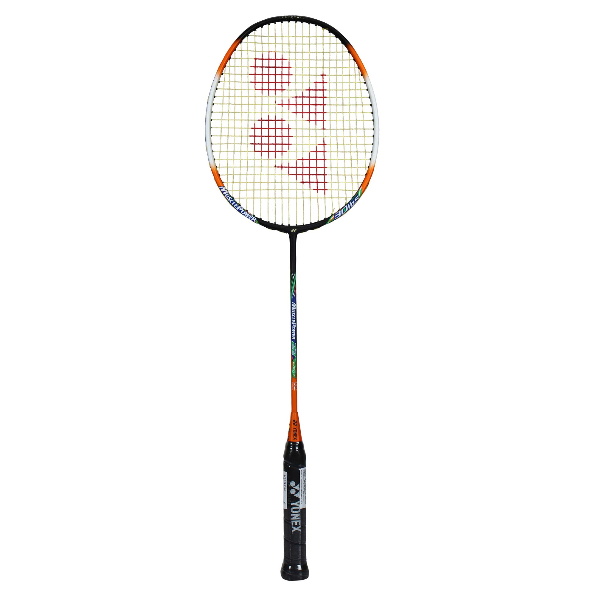 Yonex Muscle Power 22 LT Badminton Racquet (Orange, Aluminum, G4 - 84g, 30 lbs Tension)