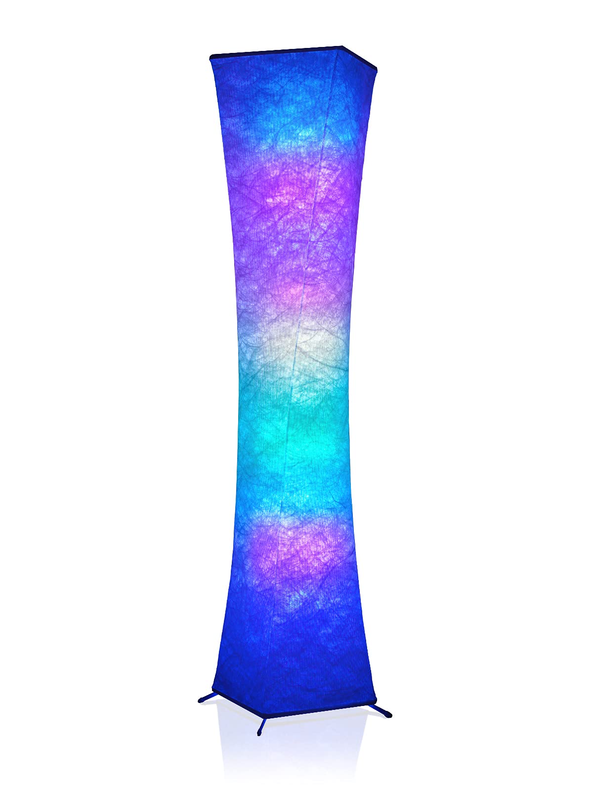 UVII RGB Floor Lamp with Remote, 62" Color Changing LED Lamp Remote Control, Dimmable Standing Lamp for Living Room, Bedroom, Gaming Room, Modern Soft Light