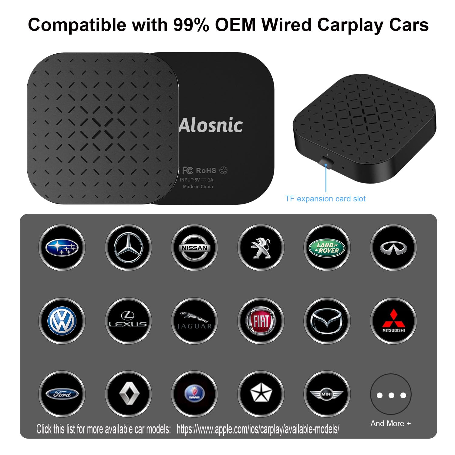 Wireless Carplay & Android Auto Wireless Adapter