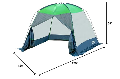 WFS Screen Room Tent for Camping, Picnics or Beach, 10' x 10' x 7'