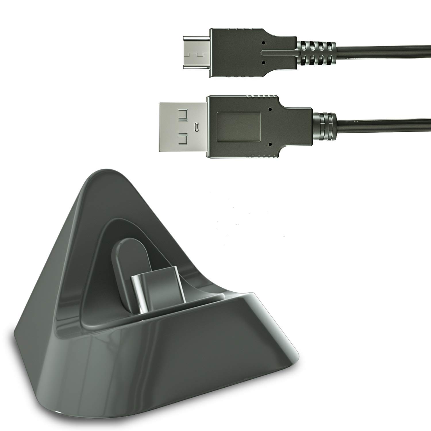 Switch lite Charger, Charger Station for Nintendo Switch lite with USB C Charging Cord - Turquoise