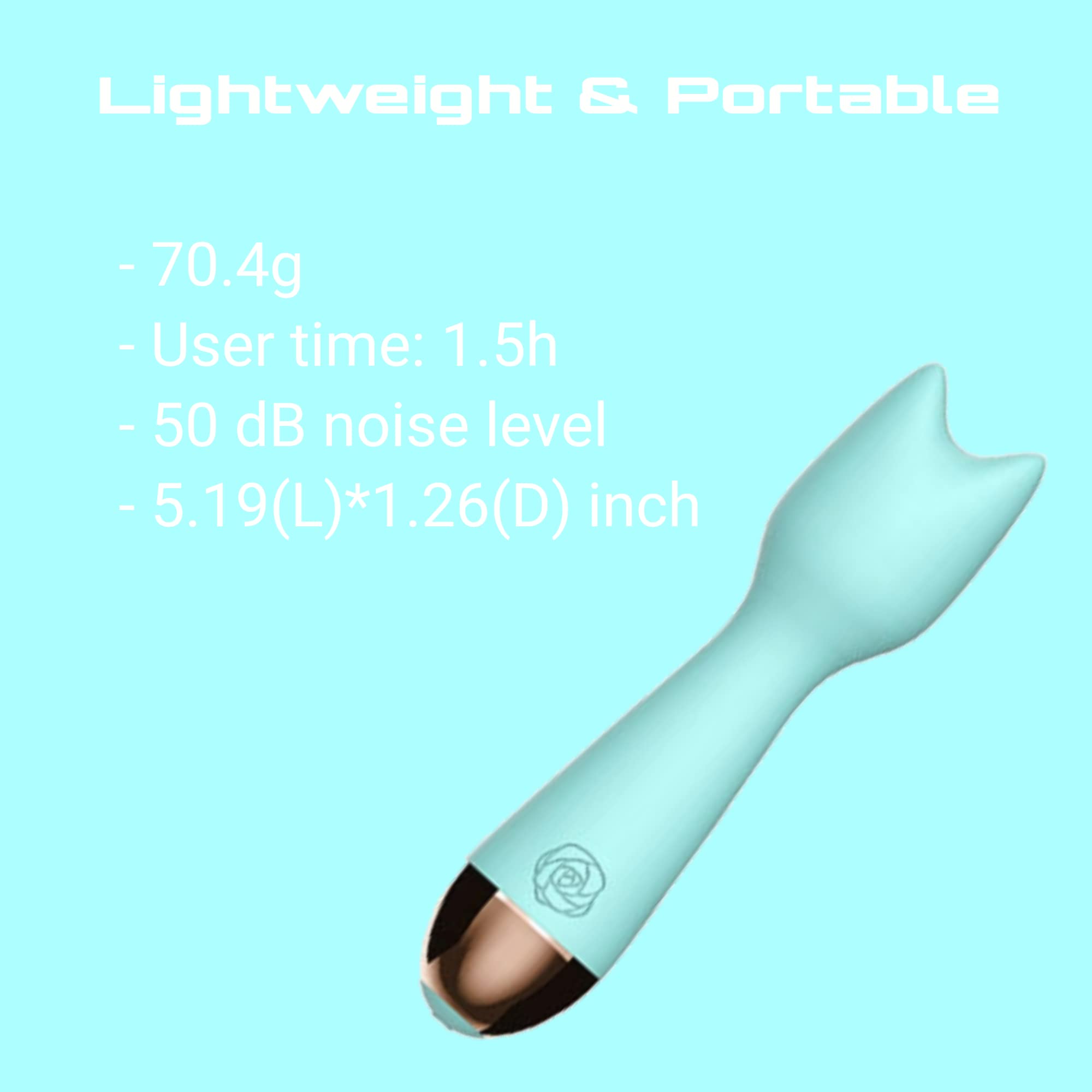 Vibrator, Sex Toy, G-spot Stimulation, Dildo for Women Pleasure, Massage Gun, 100% Waterproof, 10 Patterns & Speeds, USB Rechargeable