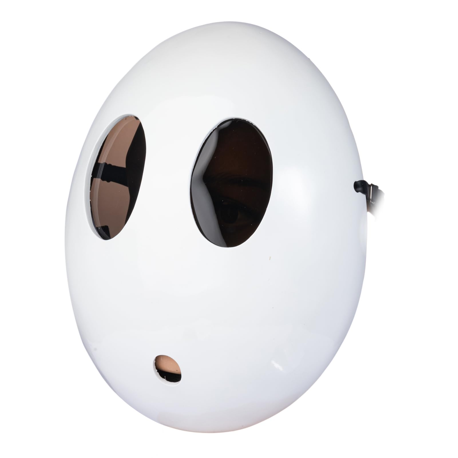 Shy White Mask Halloween Mask Cosplay Costume White Resin