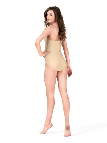 Theatricals Womens Square Neck Camisole Dance Leotard Black M TH5112