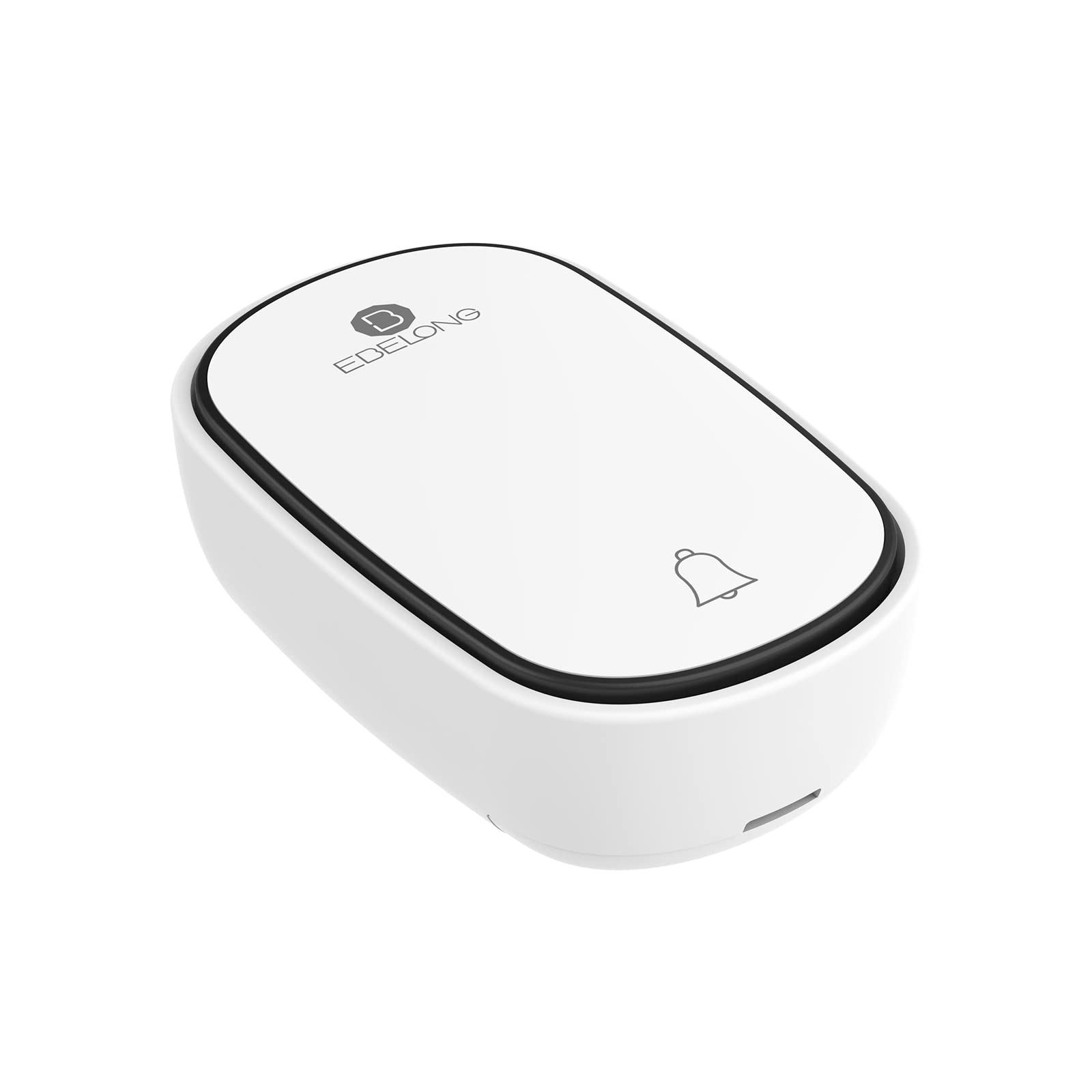 Wireless Doorbell,Self-Powered Wireless Doorbell,No battery required.IP67 waterproof rating. (White 1+2)