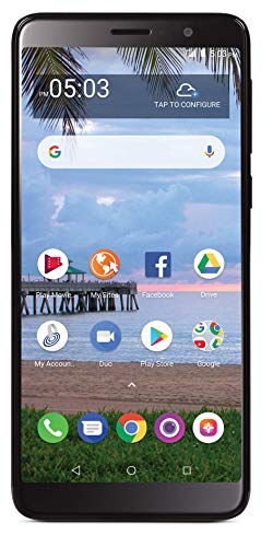 Tracfone TCL A1X 4G LTE Prepaid Smartphone (Locked) - Black - 16GB - SIM Card Included - CDMA
