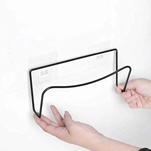 WUDILU Creative Wall Mounted Pot Lid Holder Kitchen Cutting Board Towel Pan Cover Hanging Drainage Drying Rack Cooker Stand (Color : D)