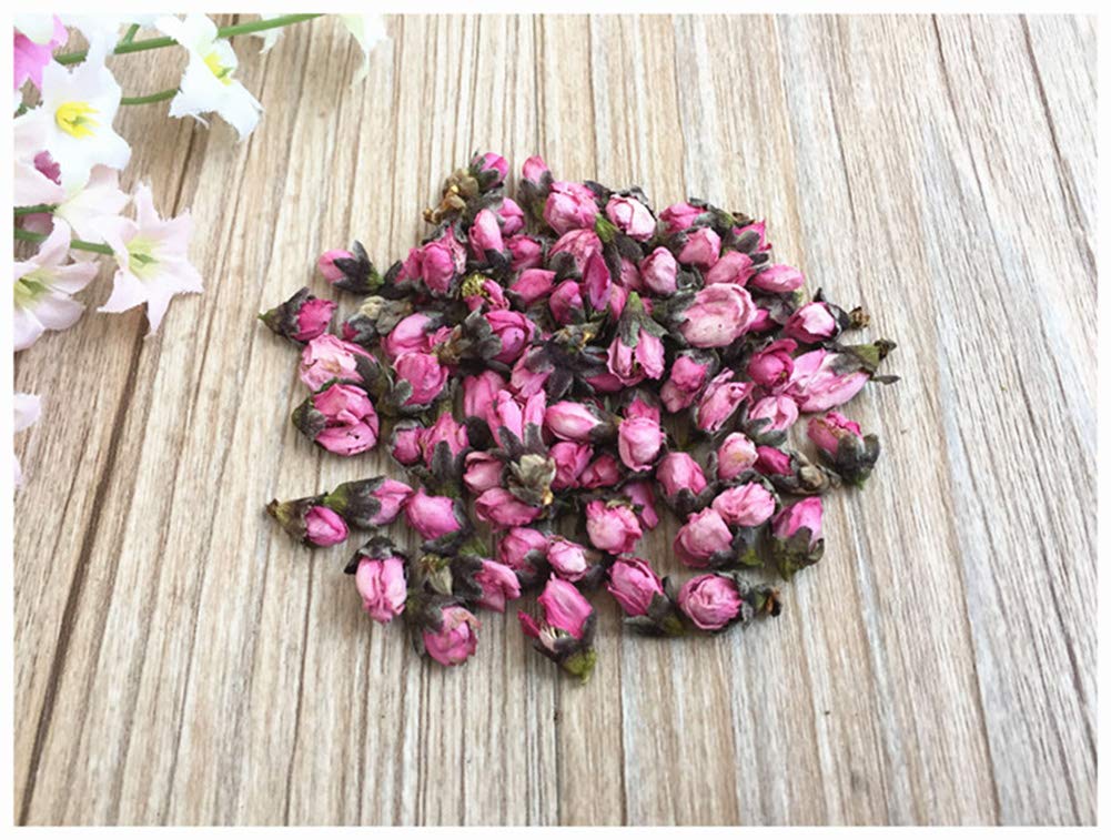 TooGet Natural Peach Flowers Aromatic Dried Flowers for Soap, Candle Making, Tea, Herbal, Floral DIY Craft Wholesale, Top Grade - 4 OZ