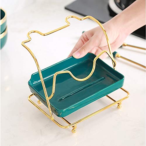 WUDILU Kitchen Stainless Steel Pot Lid Shelf Kitchen Organizer Pan Cover Lid Rack Stand Sponge Spoon Holder Dish Rack