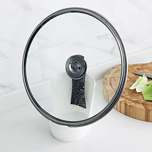 WUDILU Multifunction Kitchen Cooking Utensil Stand Holder Pot Clips Support Spoon Stove Organizer Tool Pan Cover Lid Rack