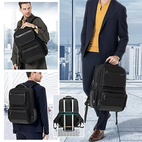 TIGERNU Travel Laptop Backpack for Men Business Travel Backpack with Laptop Compartment Fits 17 Inch Laptops(TGN-B001 Black)
