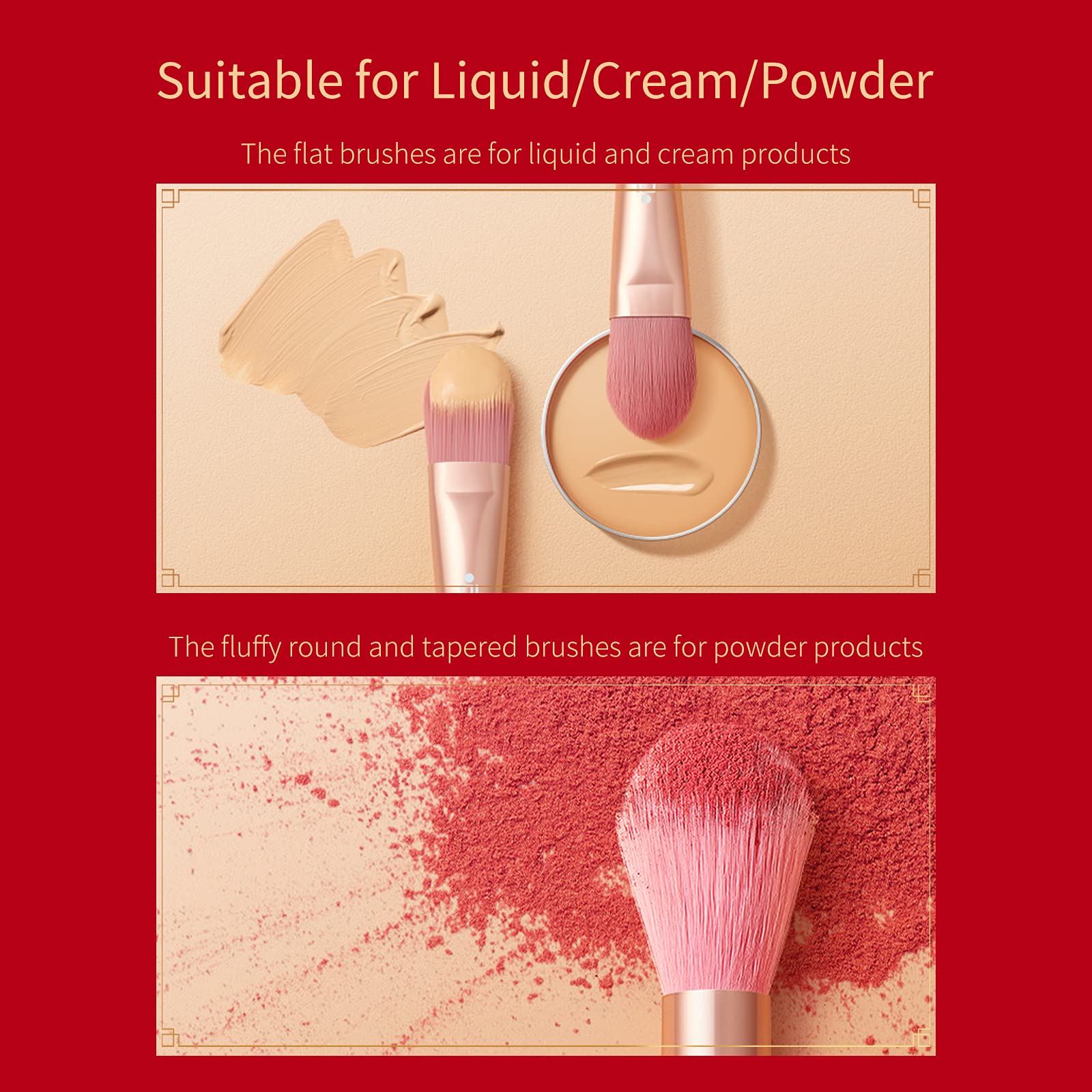 ZEESEA Makeup Brush,The Newly Launched ZEESEA (Rosette Nebula) Cosmetics Brush Set