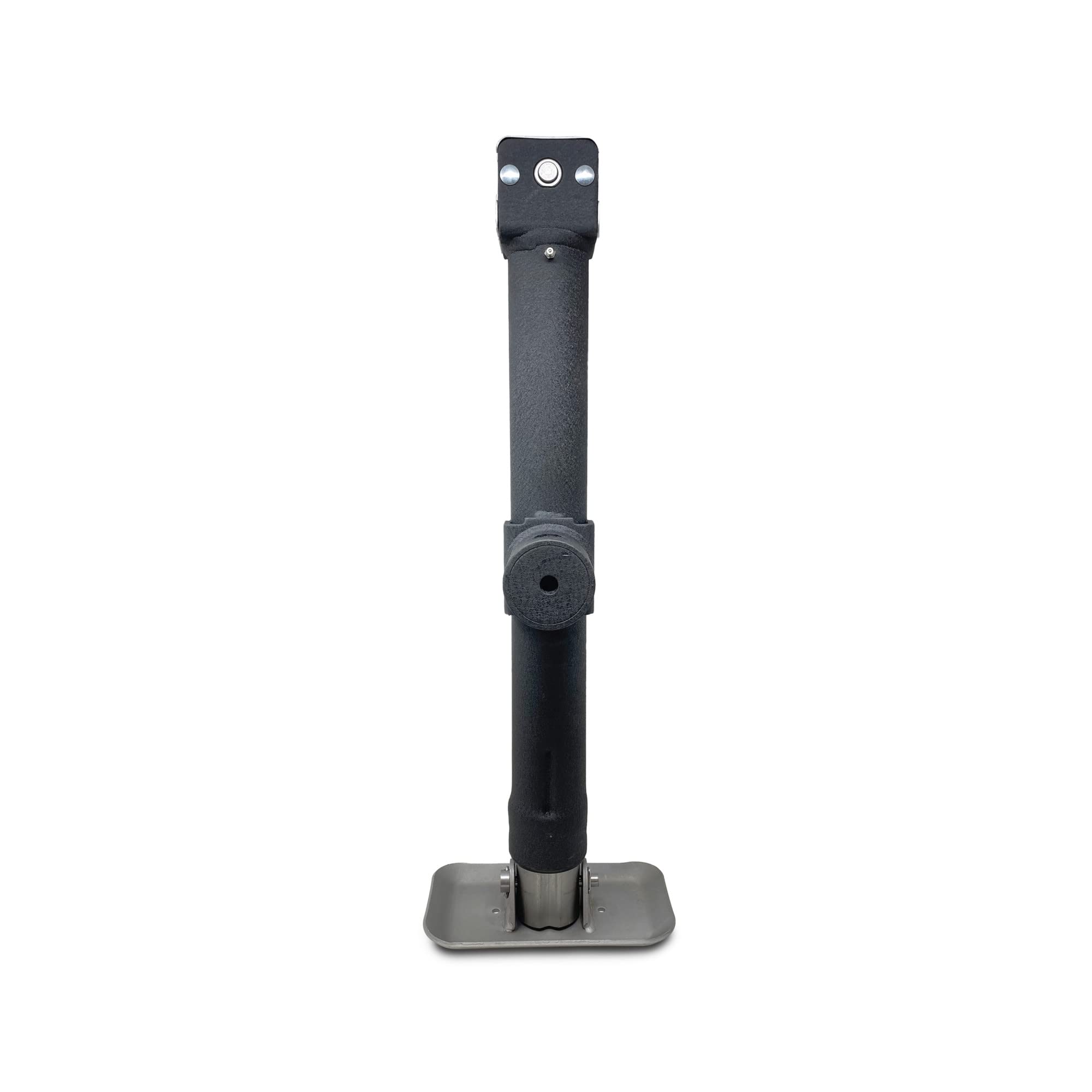 Trailer Valet TVJX5-S Swivel Jack Pipe Mount with 5K Lifting Capacity– Drill-Powered Option, Includes Free TVDA Drill Attachment, Patented 3:4 Gear Ratio, Marine-Grade Material, Rust-Resistant Coating