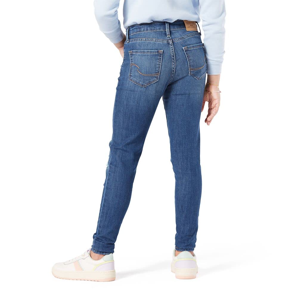 Signature by Levi Strauss & Co. Gold Girls' Super Skinny Jeans, (New) Totally Topaz, 7