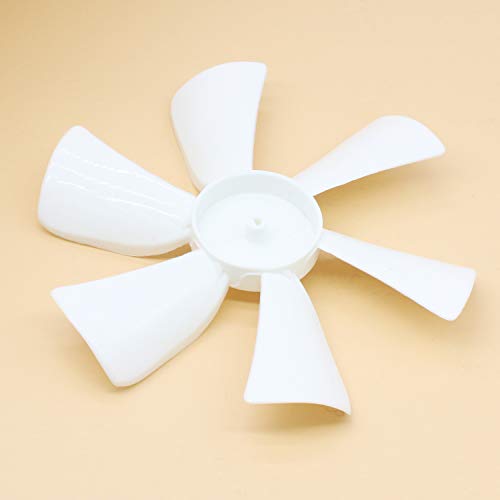 X-Haibei 2 Pack RV Vent Fan Blade Replacement, 1/8 Inch D-Bore, 6 Inch Whide, for 12 Volt Trailer Camper Roof Vent Bathroom Exhaust