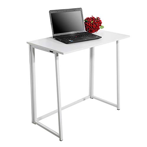 White Collapsible Desk Style Meets Function
