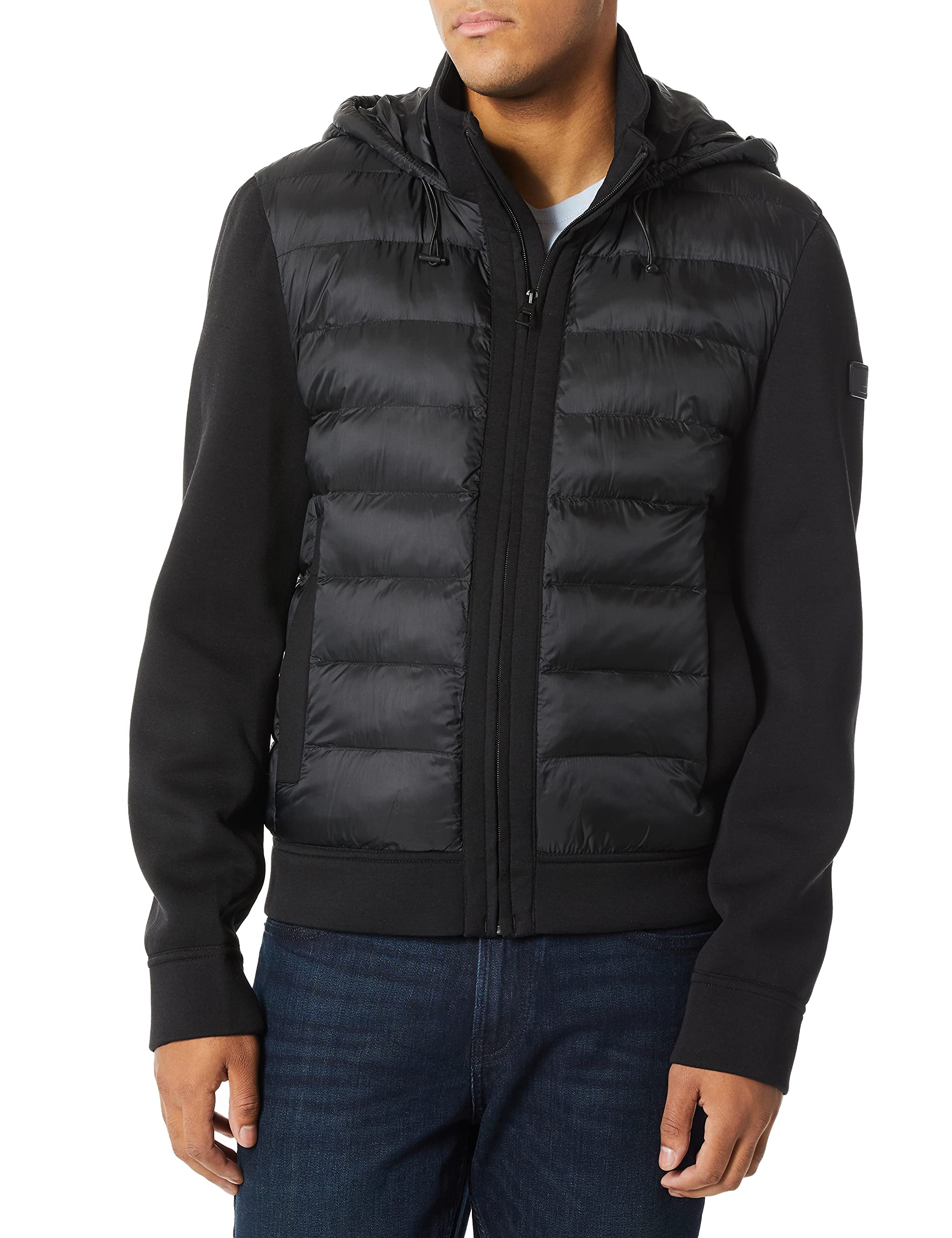 Tumi Men's Transitional Neoprene Hoodie, Black, x Large