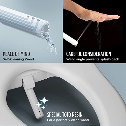 TOTO SW3023#01 WASHLET KC2 Round Electronic Bidet Toilet Seat, Cotton White