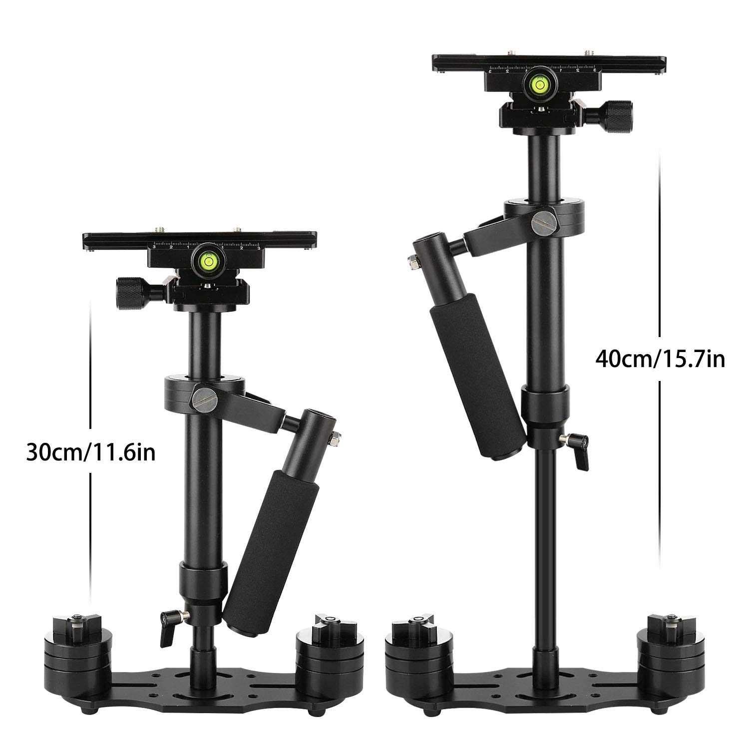 SUTEFOTO S40 Handheld Stabilizer Steadicam Pro Version for Camera Video DV DSLR Nikon Canon, Sony, Panasonic with Quick Release Plate (Black)