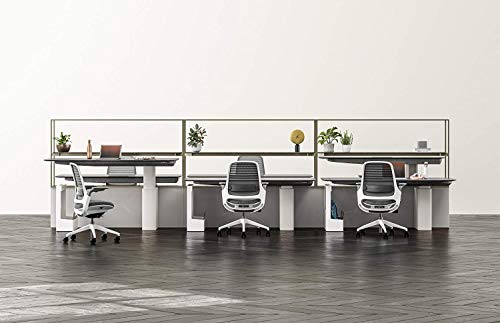 Steelcase Series 1 Office Chair - Ergonomic Work Chair with Wheels for Carpet - Helps Support Productivity - Weight-Activated Controls, Back Supports & Arm Support - Easy Assembly - Wasabi