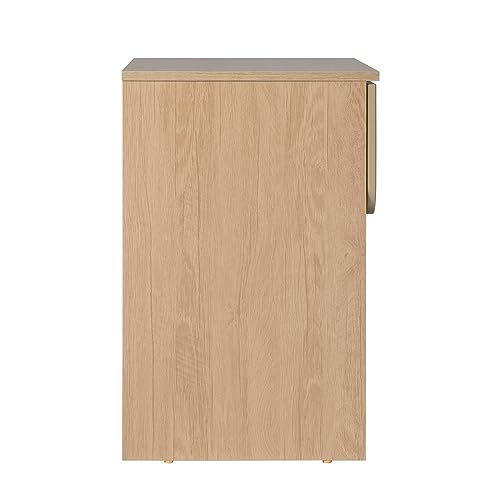 Walker Edison Modern 1-Drawer Simple Nightstand, 20 Inch, Riviera