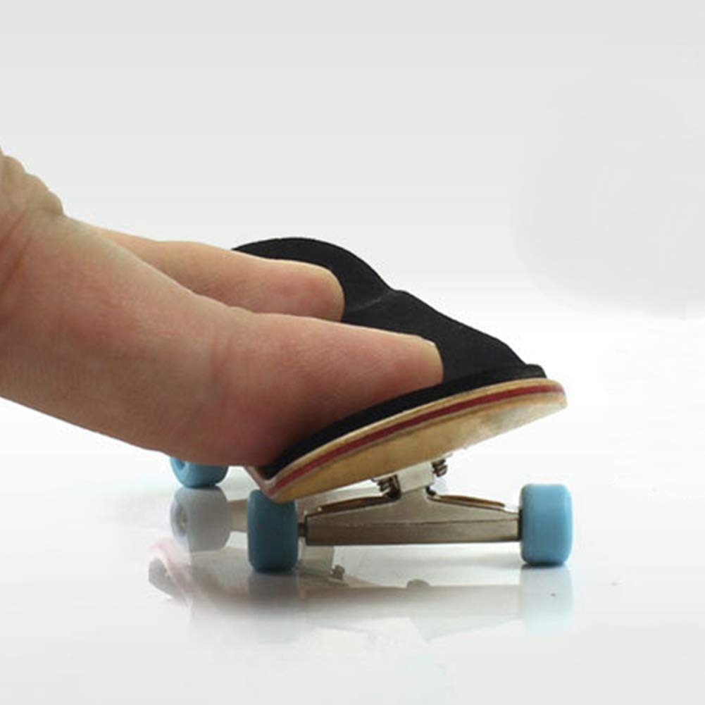 Wooden Finger Skateboard Deck Sport Games Mini Skateboard for Kids 1 Set