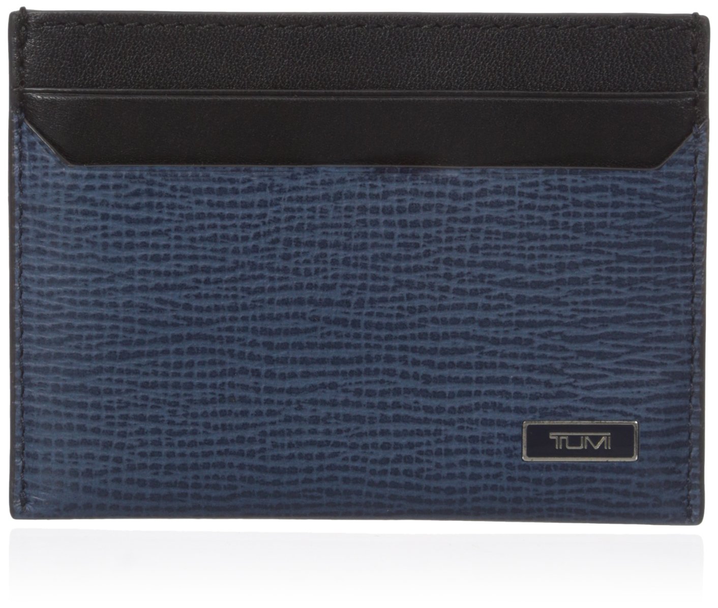 TUMI Men's Monaco Slim Card Case, Cobalt, one size