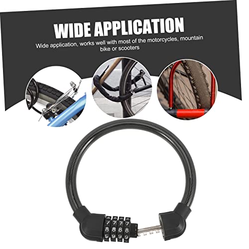 VANZACK 8 Pcs Wear-Resistant Bike Lock Convenient Bike Lock Sturdy Cable Lock Bike Chain Lock Reusable Bike Lock Daily Use Cycle Lock Multi-Function Bike Lock Abs Lock Disc Major