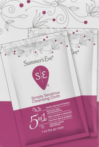 Summer's Eve Cleansing Cloths, Simply Sensitive, 16 Count