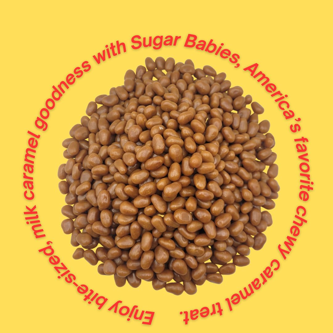 Sugar Babies Chewy Milk Coated Caramel Candy Bulk Candy 2 Pounds (Pack of 1)