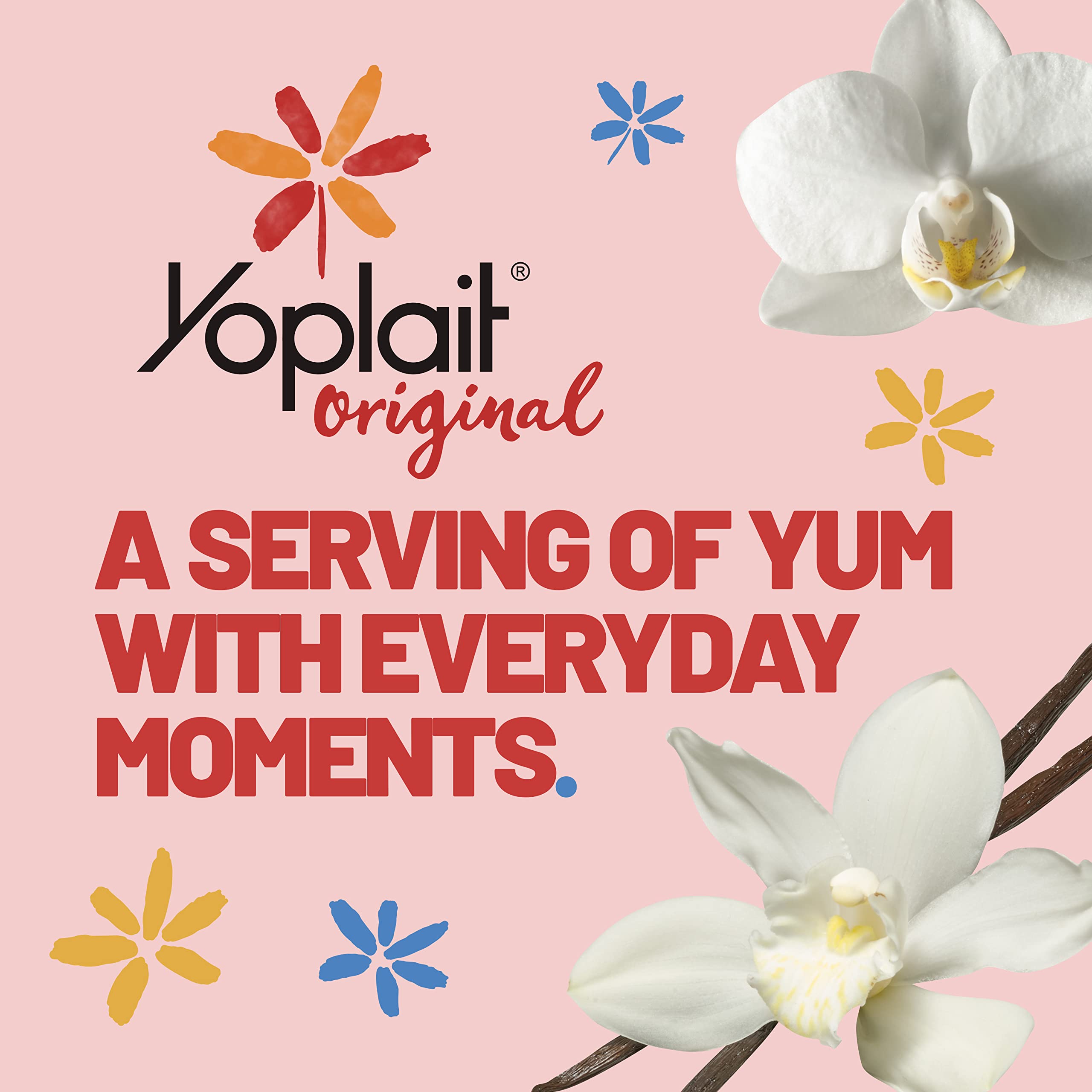 Yoplait Original Smooth Style Vanilla Low Fat Yogurt, 32 OZ Yogurt Tub
