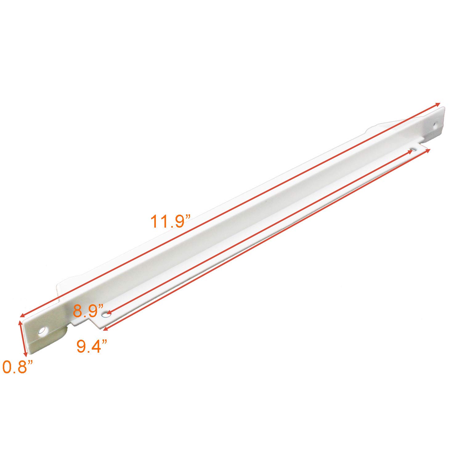 X-Haibei RV Screen Door Slide 12 inch Panel with Handle Slide Stop Set White for Travel Trailer Camper Motor Home