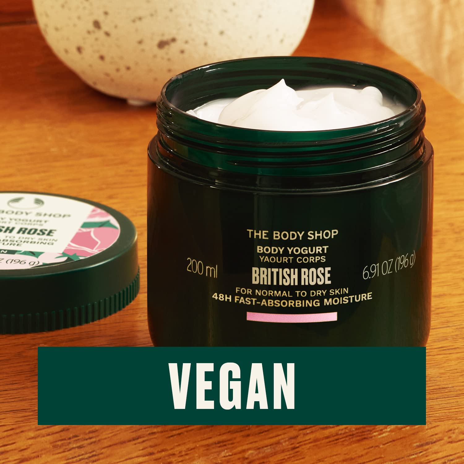 The Body Shop British Rose Body Yogurt β Instantly Absorbing Hydration from Head to Toe β For Normal to Dry Skin β Vegan β 6.91 oz