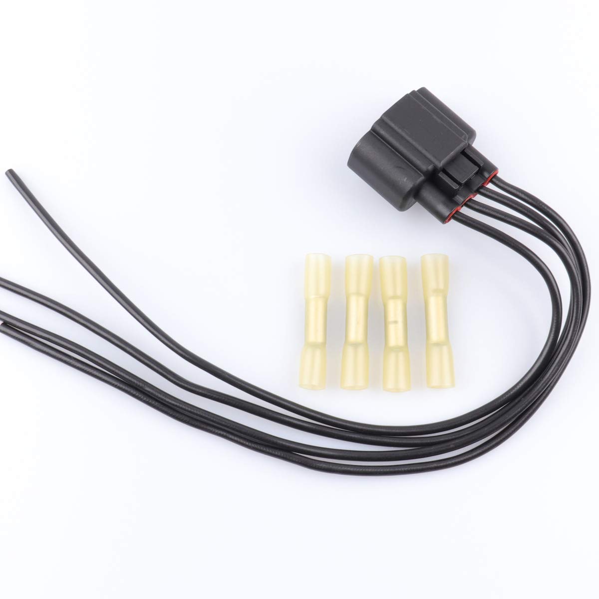 WPT688 HVAC Blower Motor Resistor Connector Plug Wiring Harness Pigtail Compatible with Explorer Escape Expedition Mustang Fiesta F-150, Lincoln Mark Lt Navigator, Mercury Mariner 3U2Z14S411ZEA
