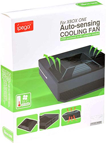 Xbox One Fan Cooling Fan, DoinMaster Professional USB Powered 35℃ Auto-sensing External Cooling Fan for Xbox One Console
