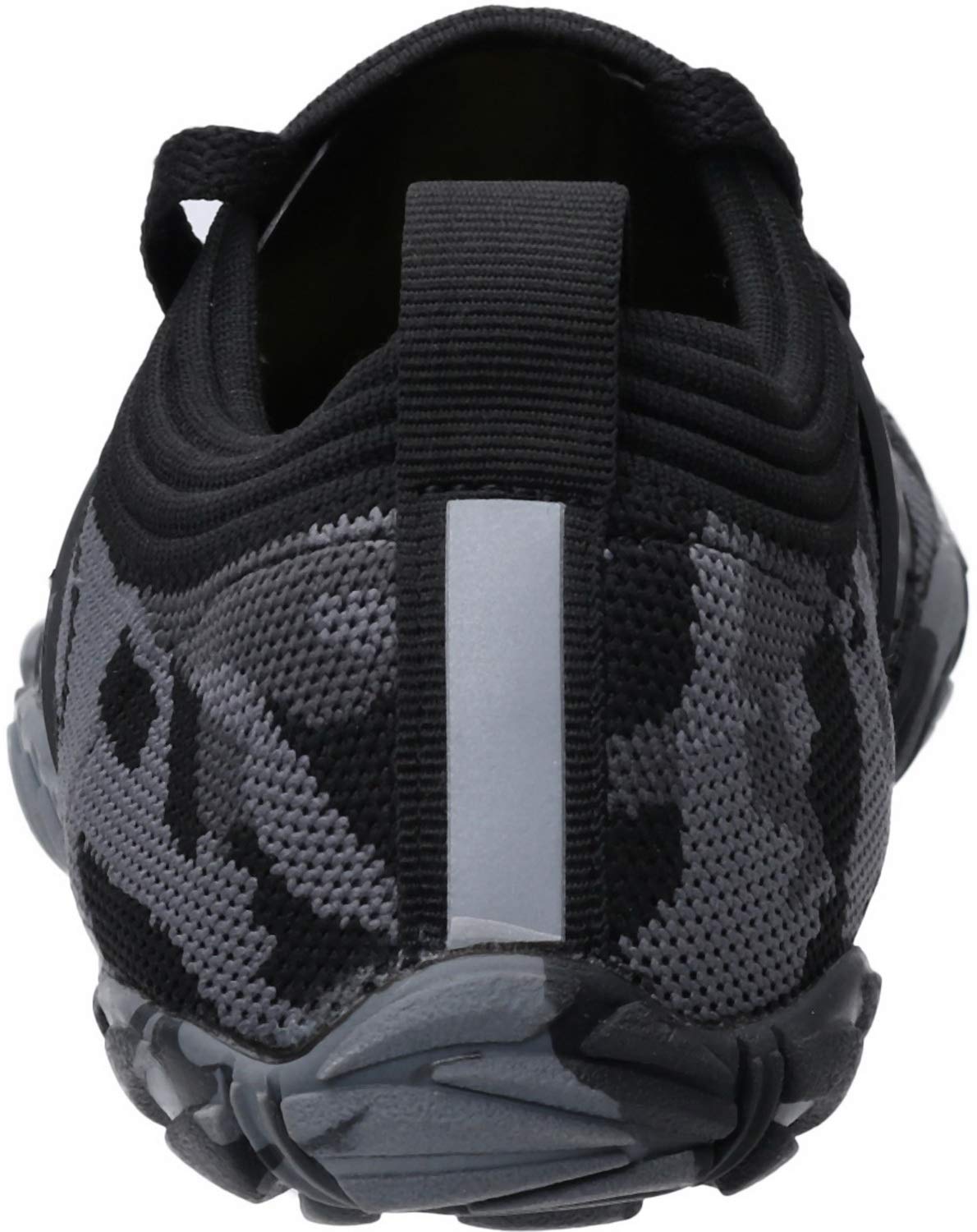WHITIN Men's Trail Running Shoes Minimalist Barefoot Five Fingers Wide Toe Box Size 11 Gym Workout Fitness Zero Drop Weight Lifting Camo Black 44