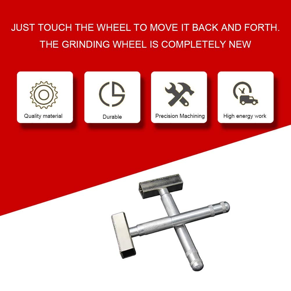 XENITE Grinding and Polishing Head Grinding Wheel Dresser with Flat Diamond Coated Surface for Truing Grinding & Deburring Wheels Abrasive Dressing Tools Polishing