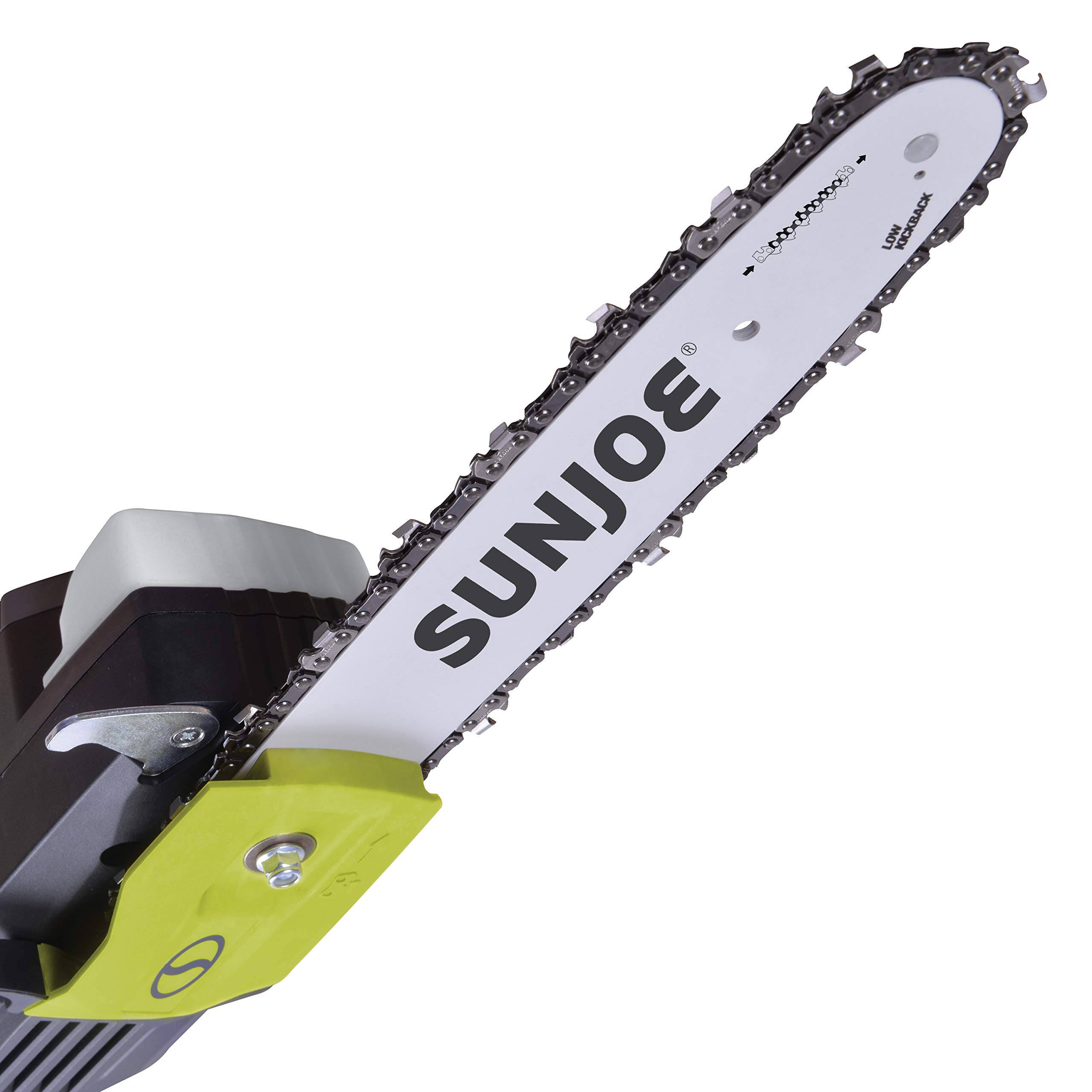 Sun Joe iON100V-10PS-CT 10-Inch 100-Volt Max Lithium-iON Cordless Telescoping Pole Chain Saw, Tool Only