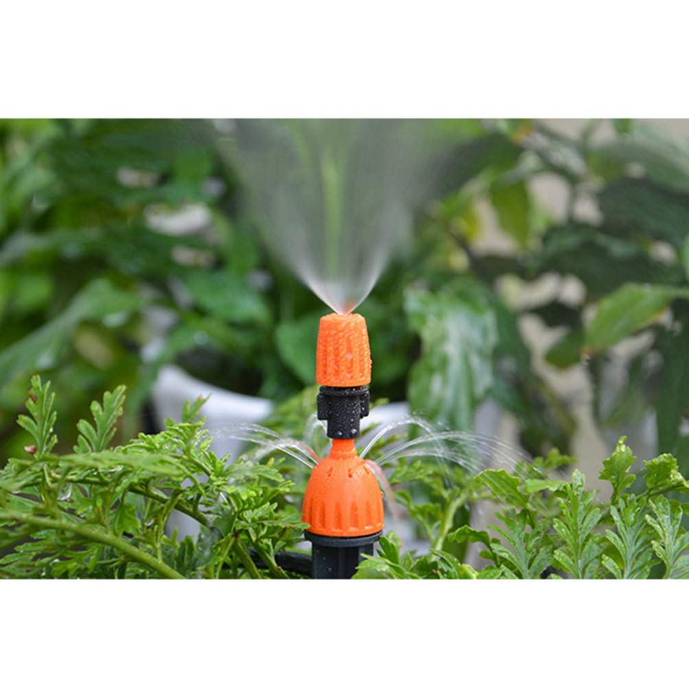 Yardwe 10PCS Drip Emitters Drip Irrigation System Mister Nozzle Sprinkler Patio Plant Watering Water Flow Drip Irrigation System for Watering System