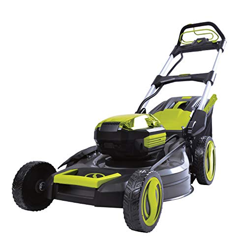 Sun Joe iON100V-21LM-CT 21-Inch 100-Volt Max Lithium-Ion Cordless Self-Propelled Lawn Mower, Tool Only (Battery and Charger Not Included)