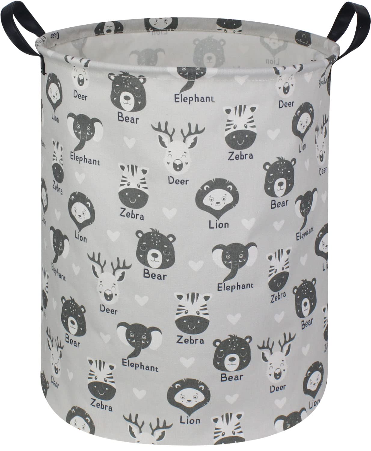 Sanjiaofen Laundry Hamper,Canvas Fabric Laundry Basket,Collapsible Storage Bin Waterproof Toy Organizer Bin for Home,Office, Bedroom, Clothes,Toys,Clothes Hamper(Rudder)