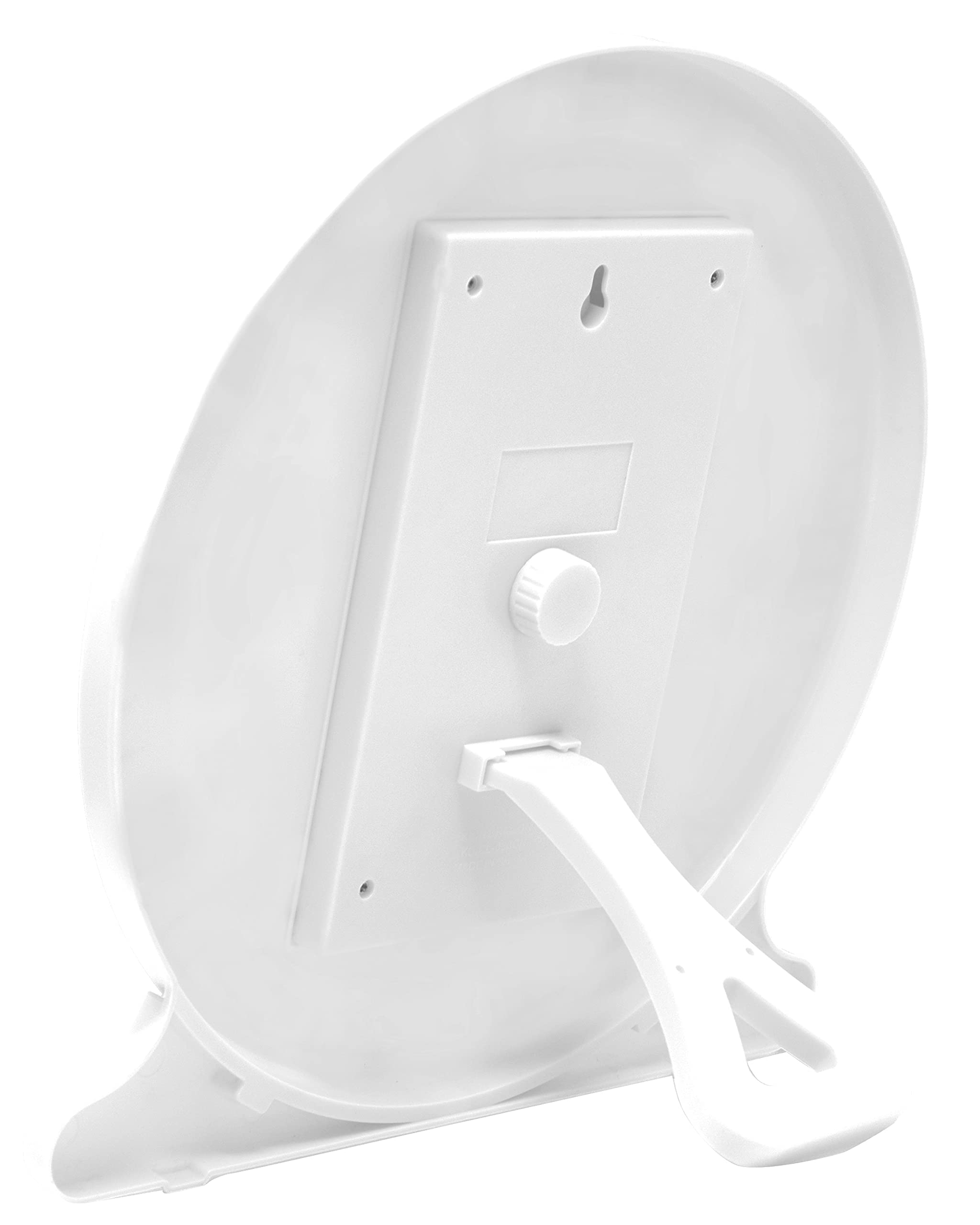 Teacher's Choice Large Plastic Demonstration Clock | Teaching Clock Perfect for Classroom Learning (White)