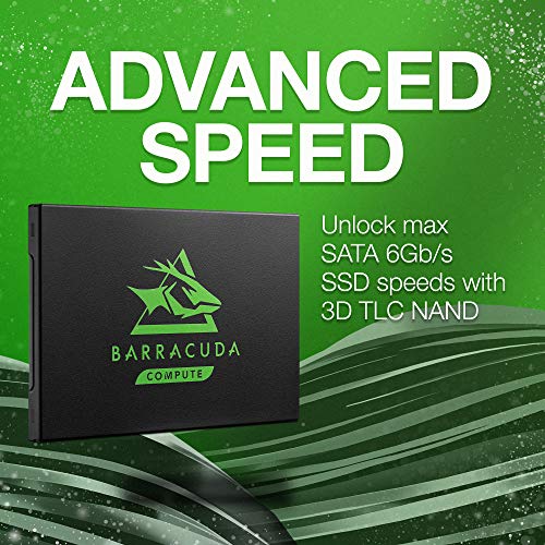 Seagate BarraCuda 120 SSD 2TB Internal Solid State Drive – 2.5 Inch SATA 6GB/S for Computer, Desktop, PC, & Laptop (ZA2000CM10003)