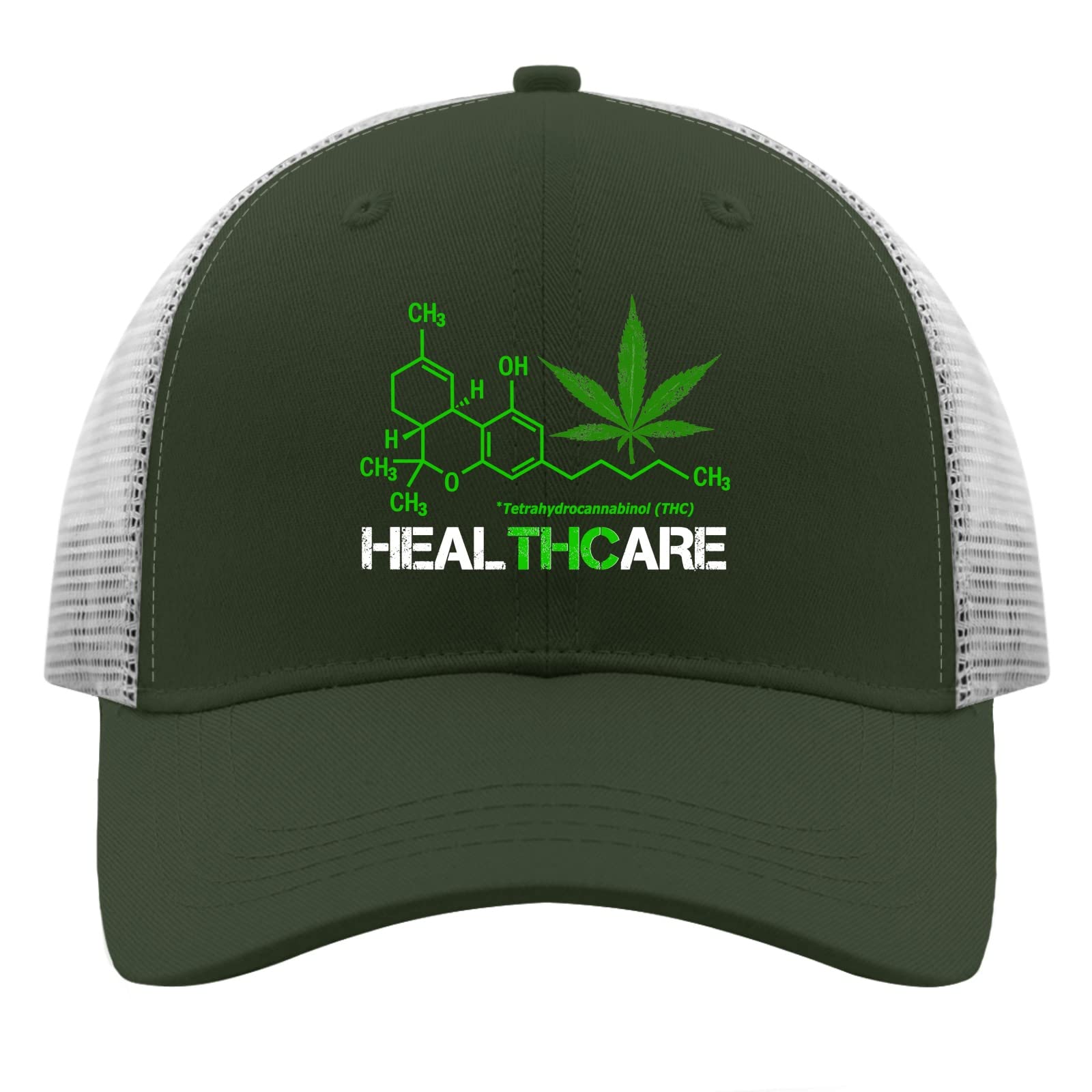 Weed Cannabis 420 Dad Hats THC Healthcare Baseball Caps, Vintage Dad Hat for Women