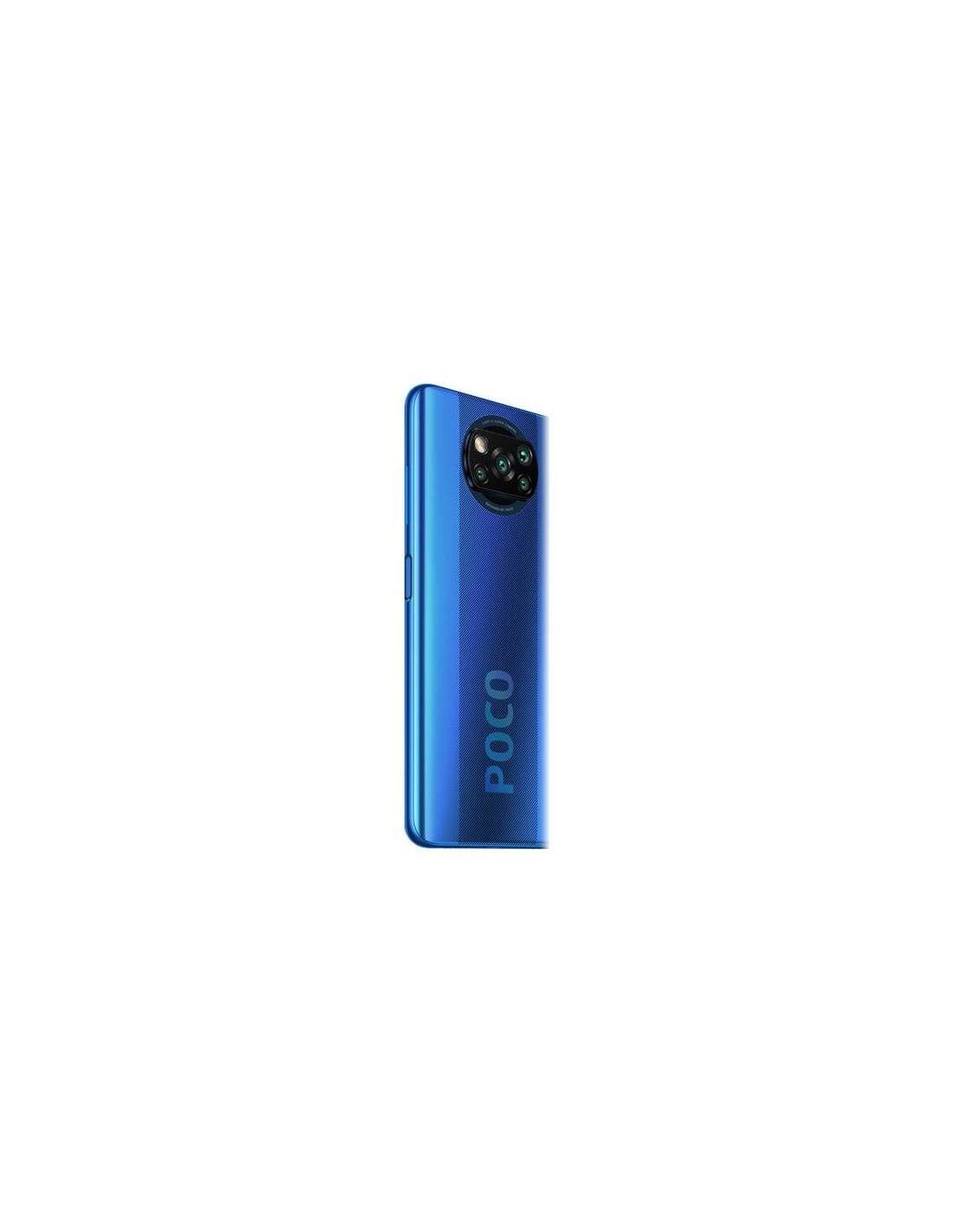 Xiaomi Poco X3 NFC 64GB, 6GB RAM, 5160mAh (typ) Large Battery, 6.67" DotDisplay, QUALCOMM Snapdragon GSM LTE Factory Unlocked Smartphone - International Version (Cobalt Blue)