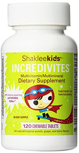 Shakleekids Incredivites Multivitamin 120 ct.