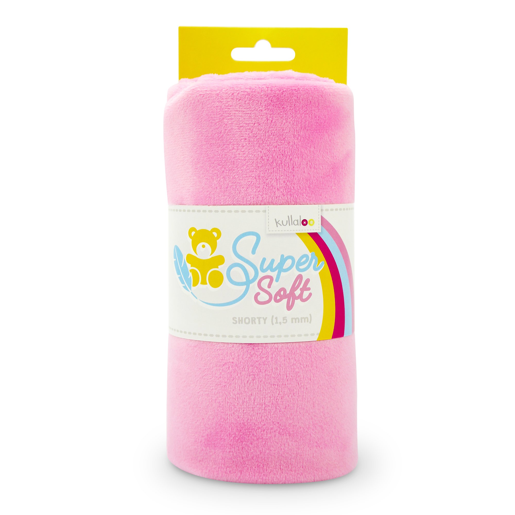 Short Pile Plush Fabric for Sewing/Minky for plushies & Many More ✦ 39.5x29.5 inch ✦ Pile Length 1/16 inch (1.5 mm) ✦ HOT Pink