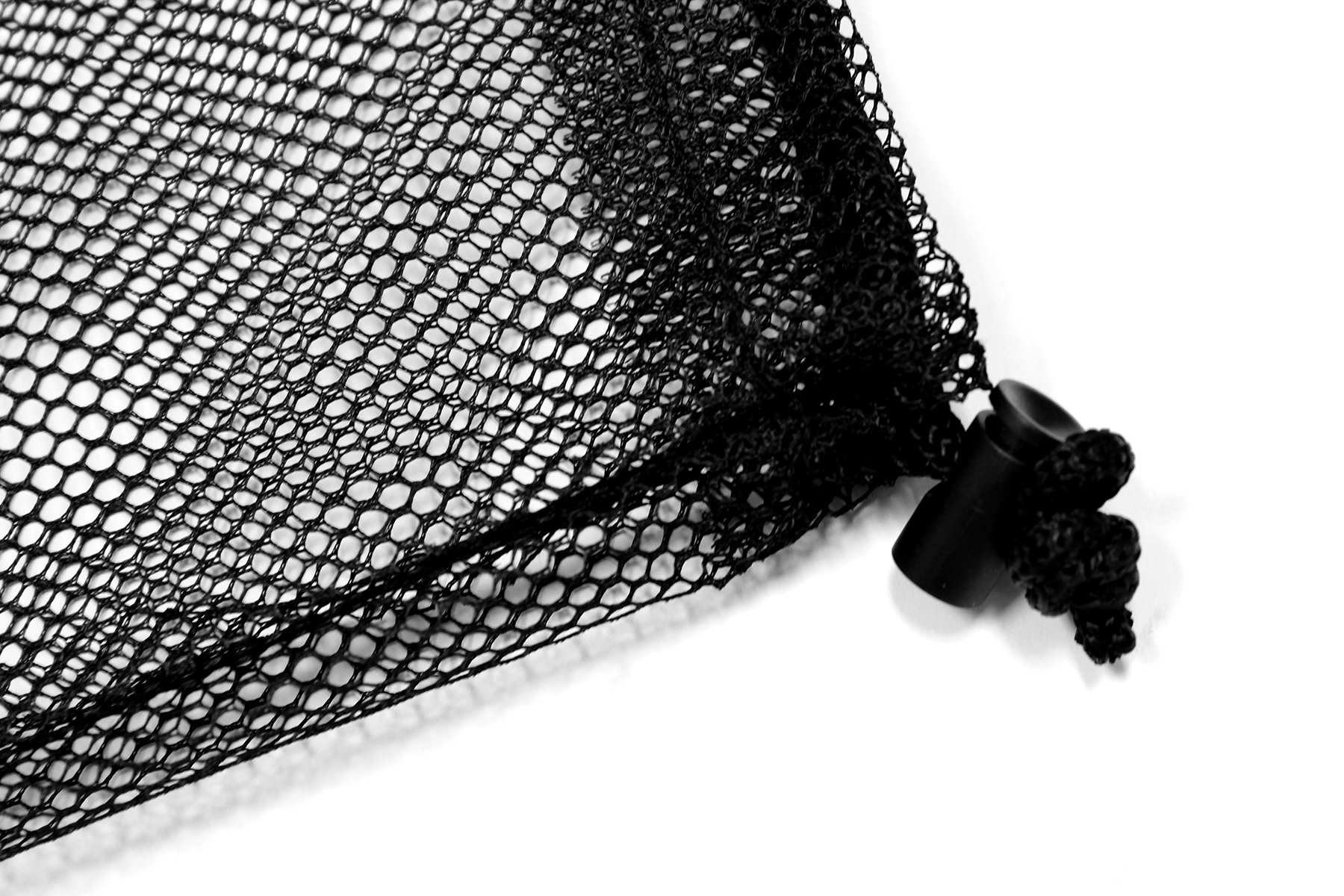 Tytroy Black Mesh Sports Drawstring Ball Bag With Shoulder Strap (30" X 40")