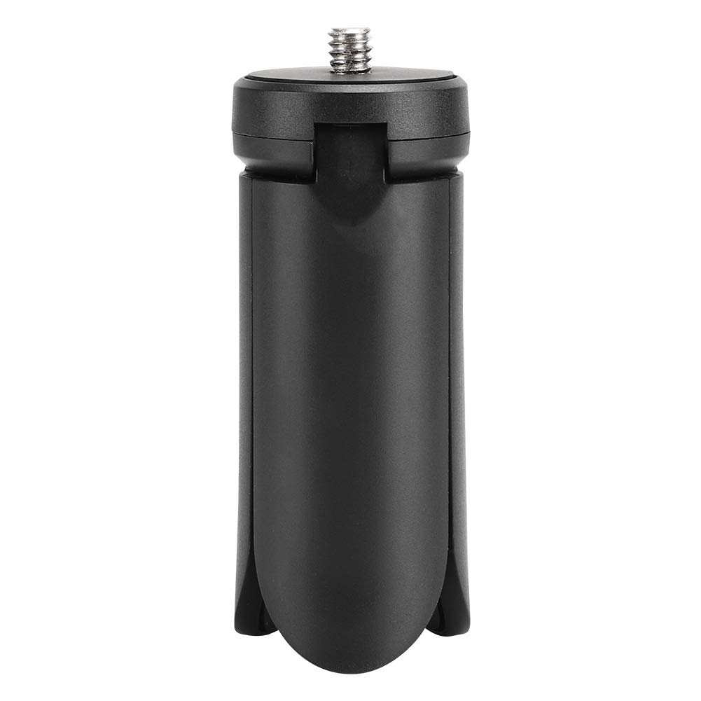 Tripod Desktop Tripod Portable Mini Non-Slip Desktop Tripod with 1/4 inch Screw Universal for Smartphone Action Camera Holder Tripod(Black)