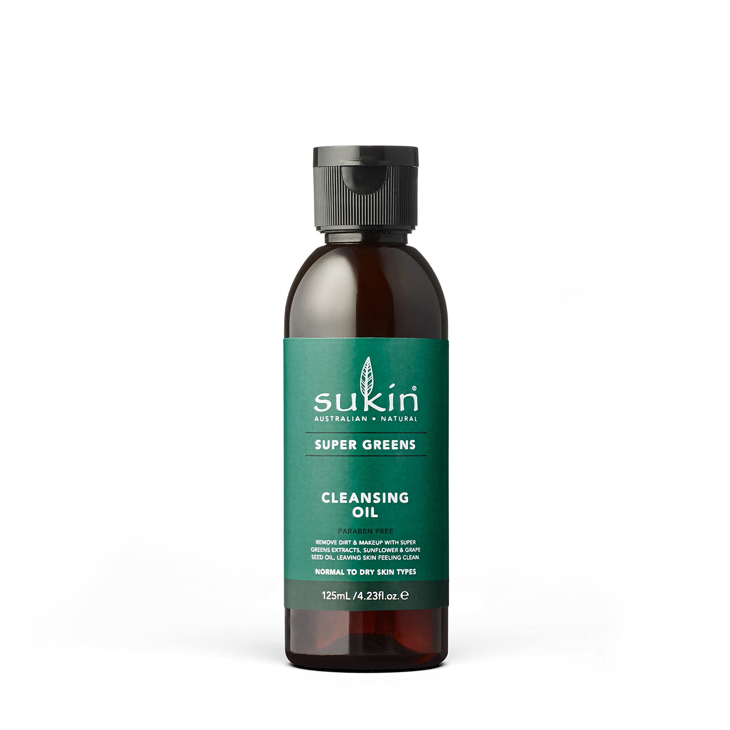 Sukin Super Greens, Cleansing Oil, 4.23 fl oz (125 ml)